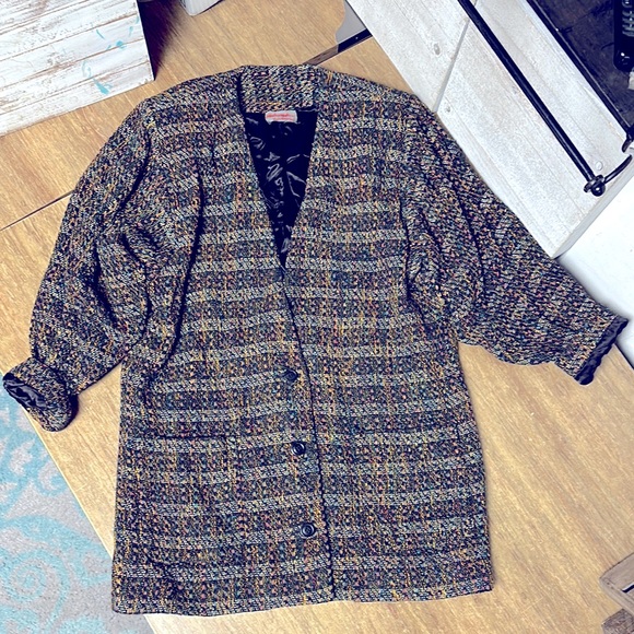 Deborah Cross | Sweaters | Deborah Cross Like New Wearable Art Black ...